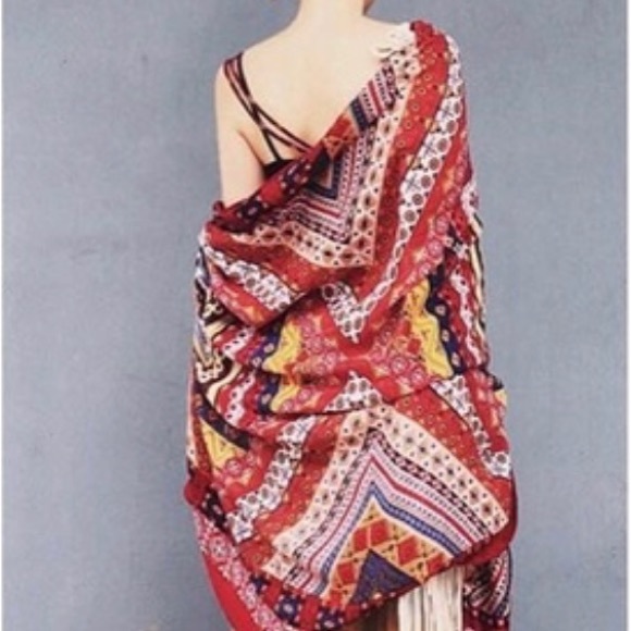 Accessories | Boho Gypsy Inspired Tasseled Blanket Scarf | Poshmark